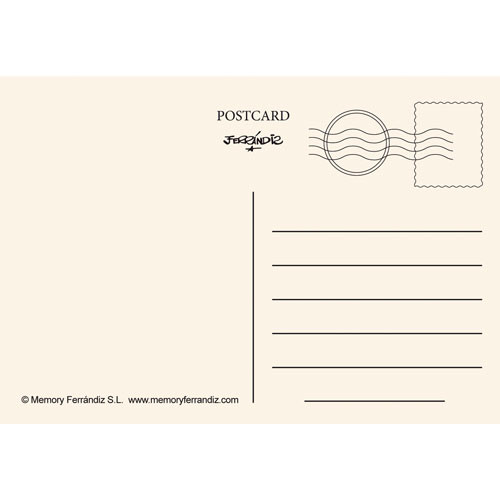 Colección especial 20 modelos de postales vintage Ferrándiz en cajita metálica.